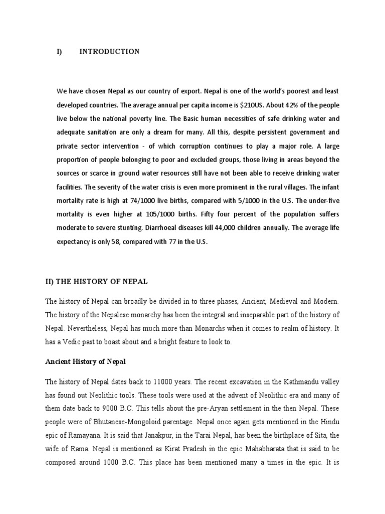 History of Nepal | PDF | Business