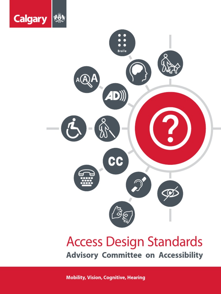 Calgary Access Design Standards 2016 | PDF | Accessibility | Street