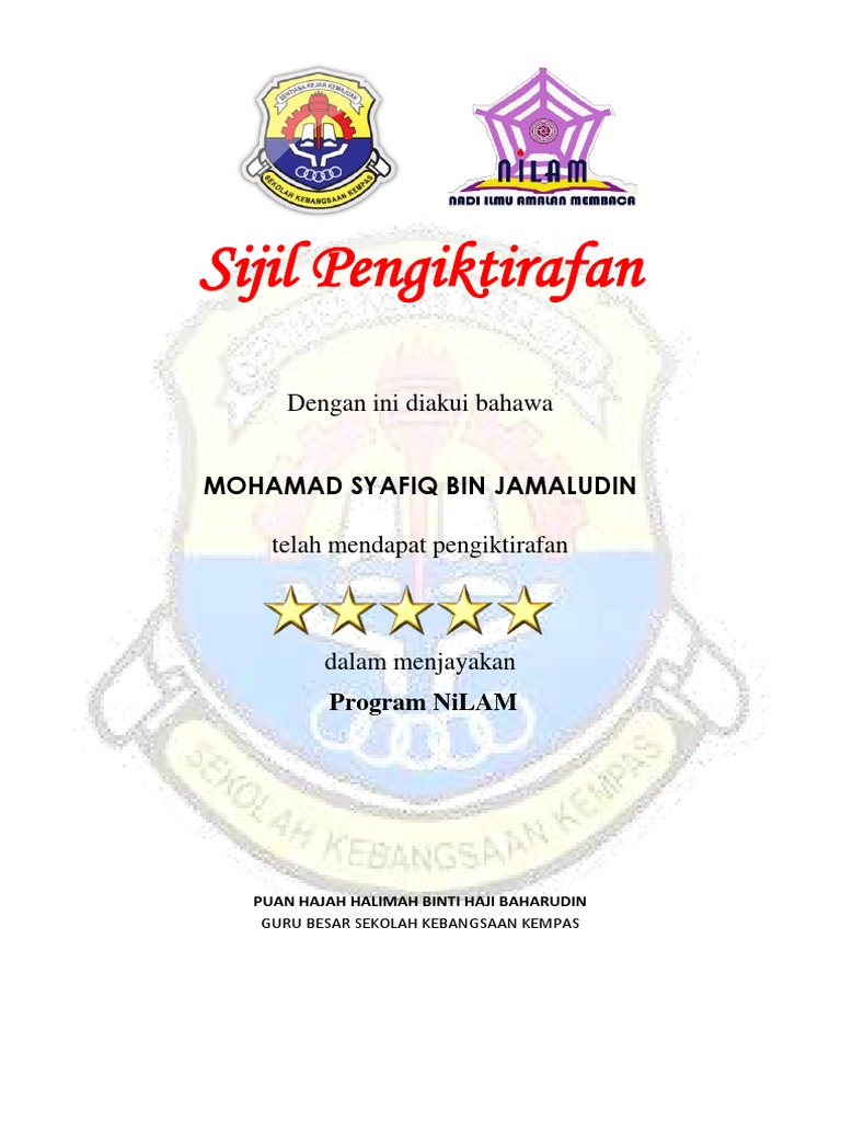 Sijil Nilam | PDF