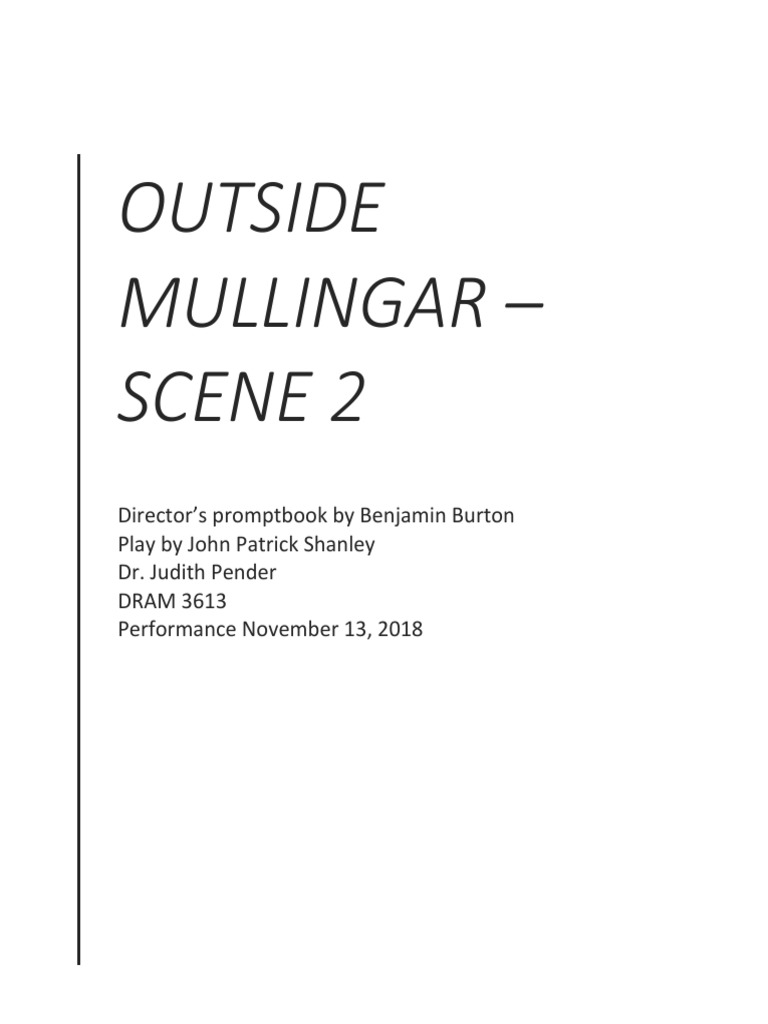 Outside Mullingar - Scene 2 | PDF