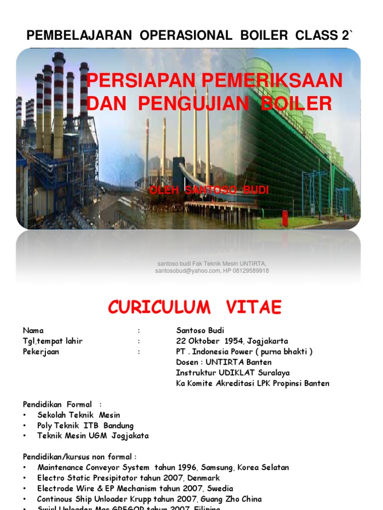 Persiapan dan Pemeliharaan Boiler | PDF