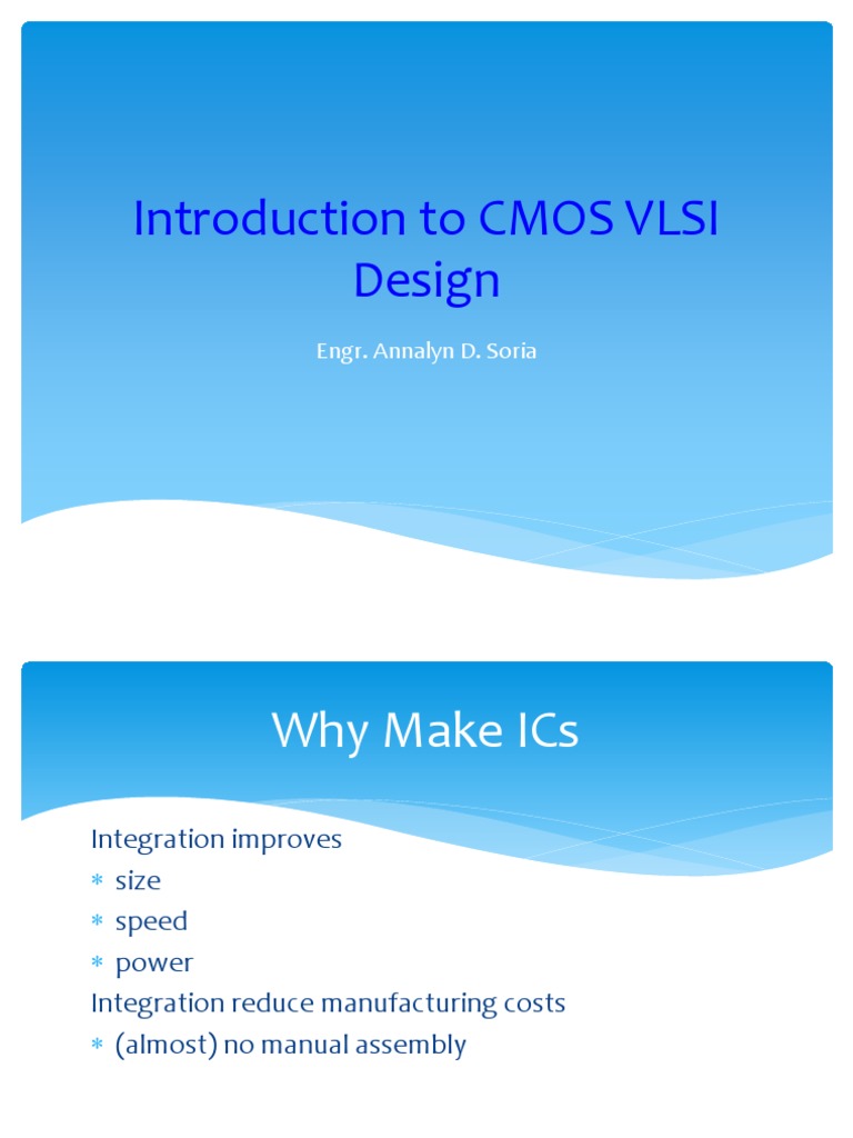 Introduction To CMOS VLSI Design | PDF | Integrated Circuit | Mosfet
