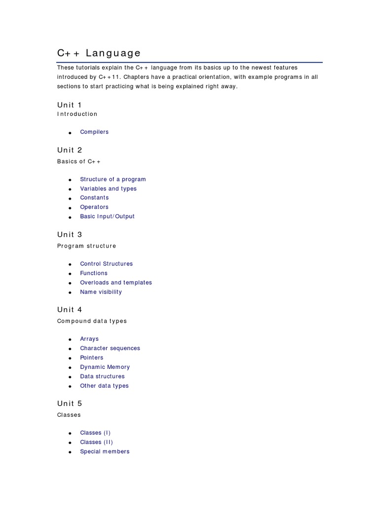 C Tutorials Pdf Data Type C