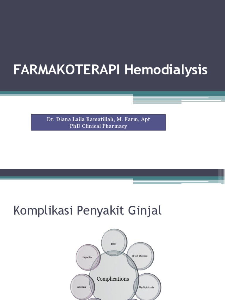 Farmakoterapi HD.pdf | Hemodialysis | Chronic Kidney Disease
