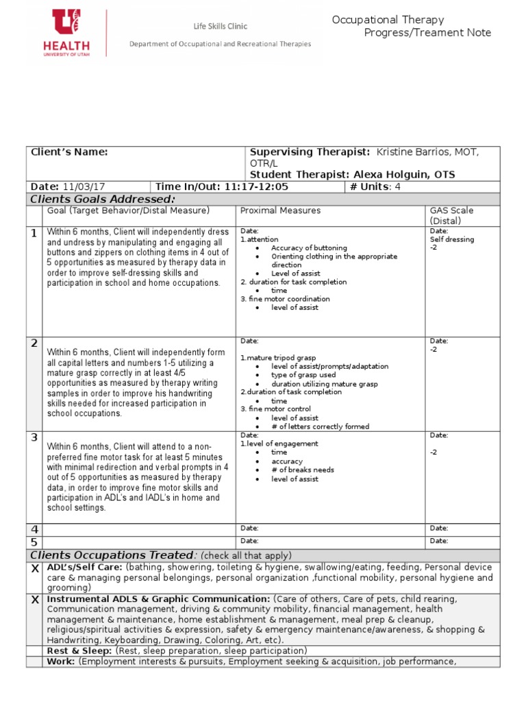 CC Soap 11 | PDF | Occupational Therapy | Perception