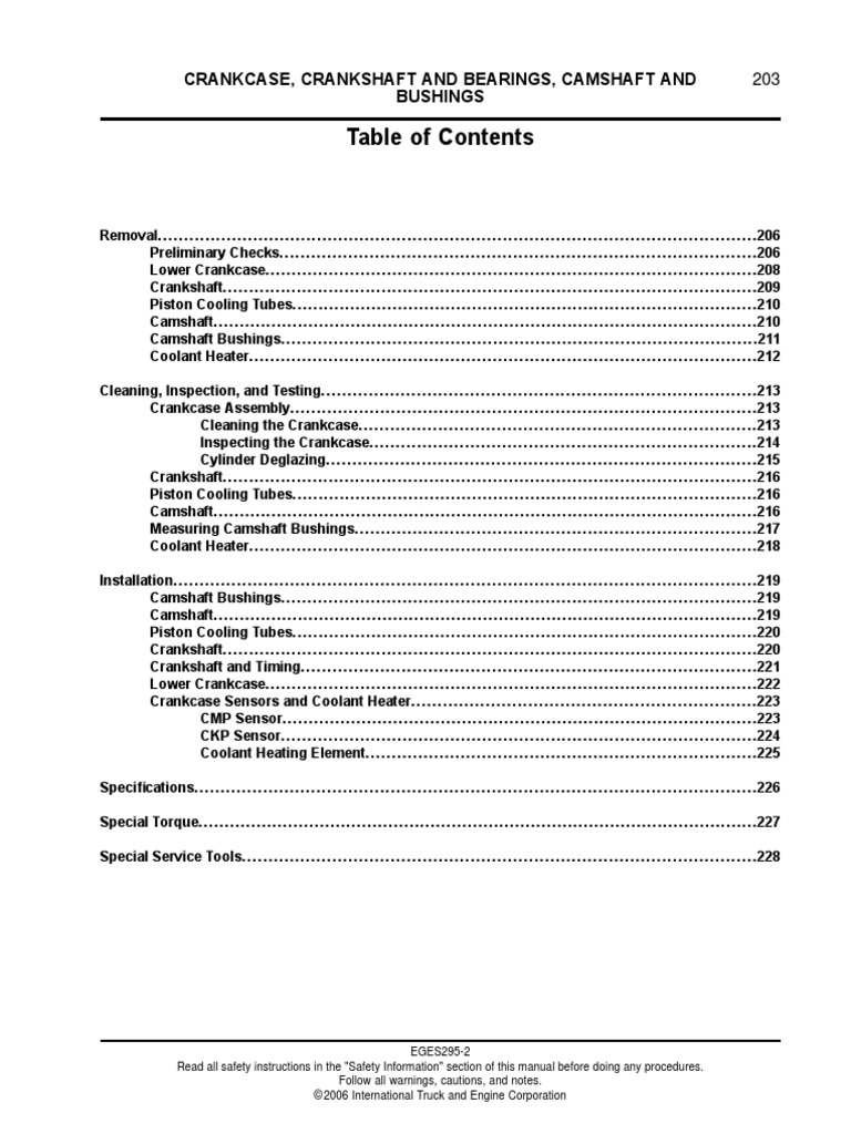 International VT365 Service Manual Part 3 PDF | PDF | Cylinder (Engine ...