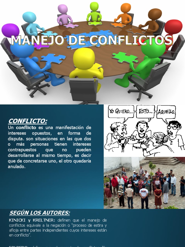 Manejo de Conflictos | PDF | Conflicto (proceso) | Ciencias del comportamiento