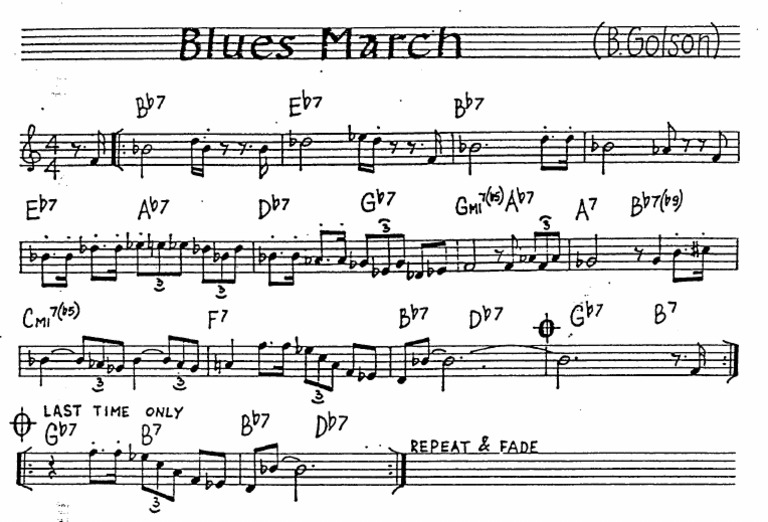 Blues March PDF | PDF