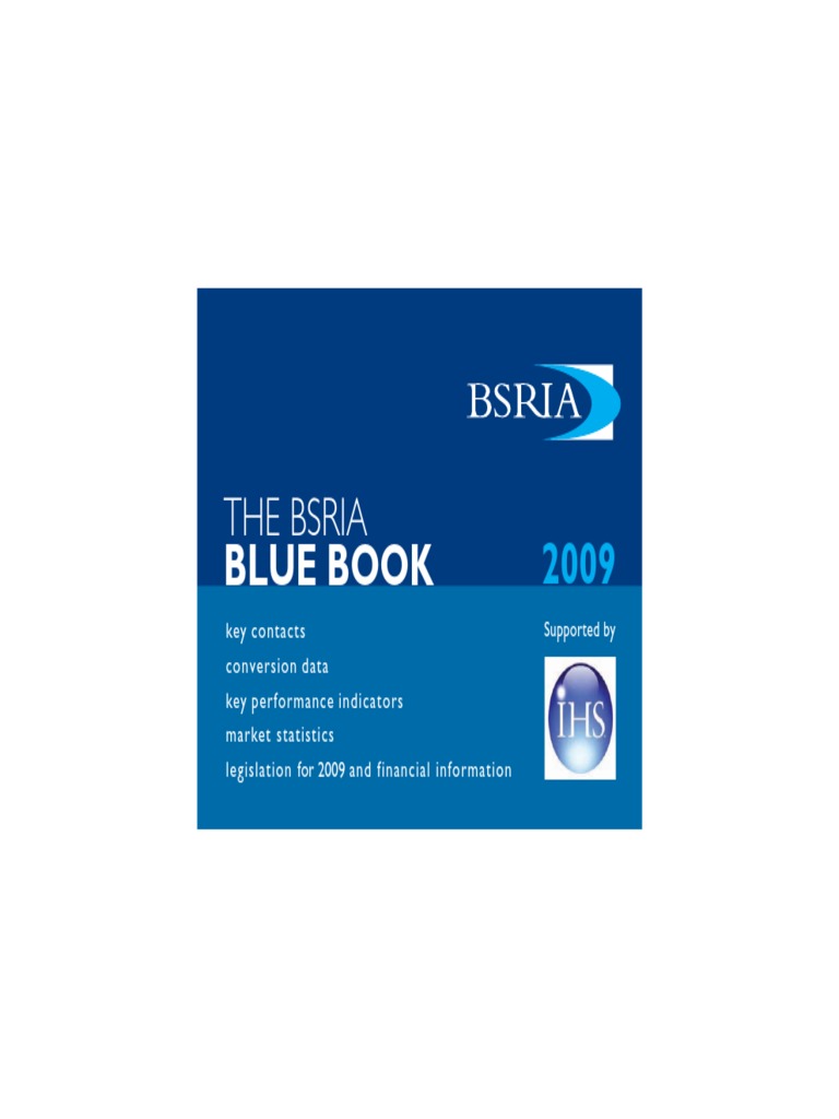 BSRIA - Blue Book (2009 Data Sets) | PDF | Natural Gas | Air Conditioning