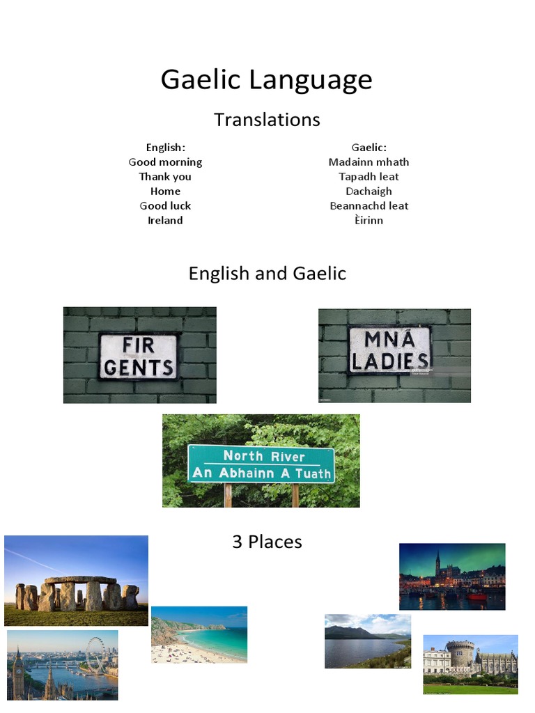 Gaelic Language | PDF