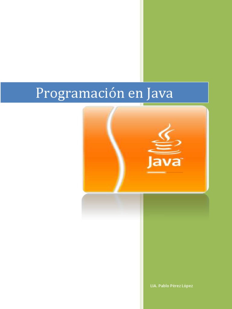 Programación En Java Pdf Entorno De Desarrollo Integrado Java Lenguaje De Programación