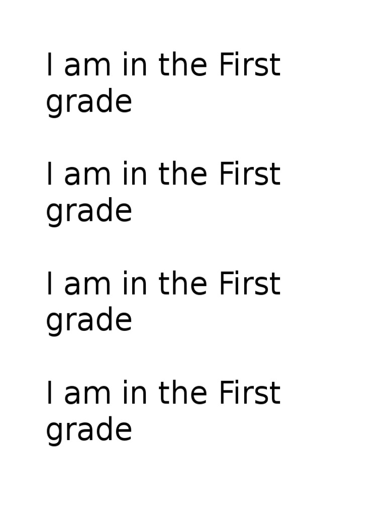 First Grade Student Writing Samples | PDF