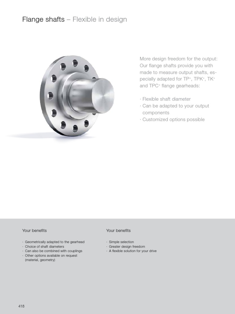 22 Product Catalog Alpha Flange Shafts en | PDF | Mechanical Engineering | Nature