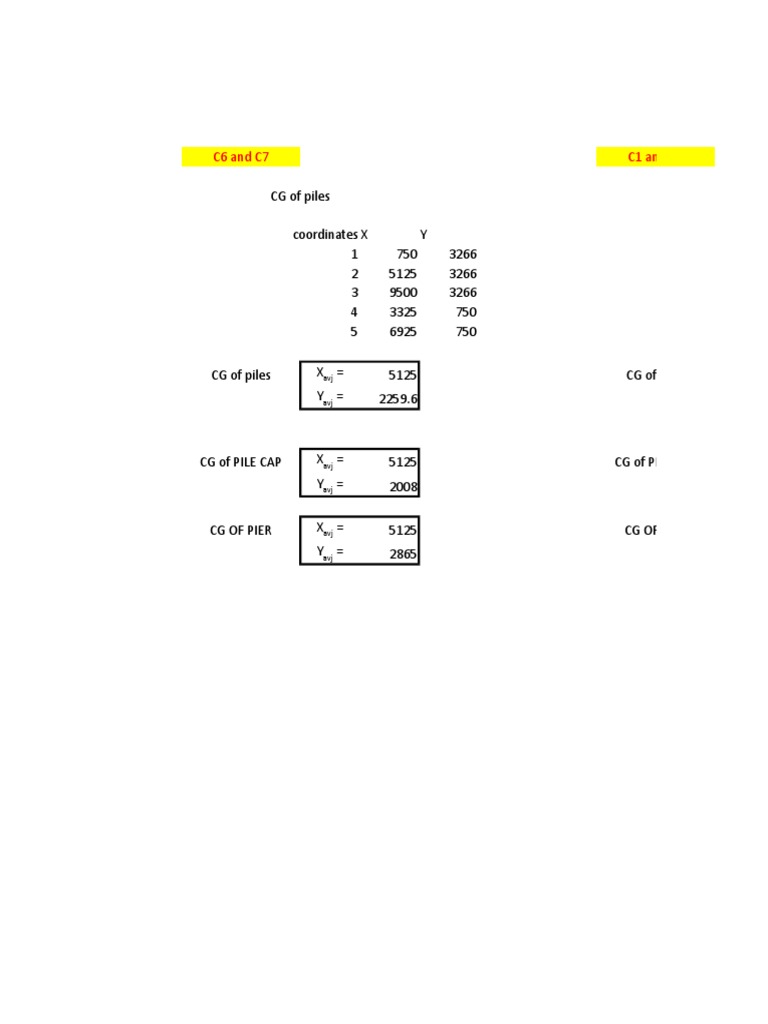CG Calculation | PDF