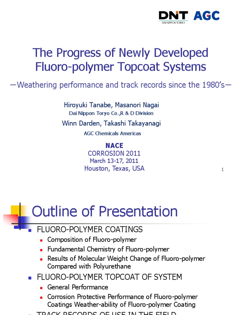 The Progress of Newly Developed Fluoro-Polymer Topcoat Systems | PDF ...