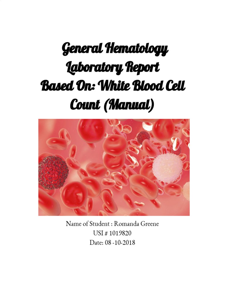 Original Lab Report 3 | PDF | White Blood Cell | Lymphocyte