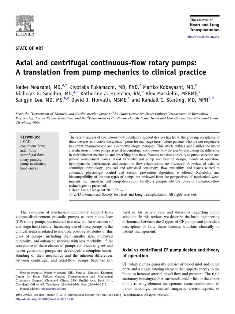Axial and Centrifugal Continuous - Flow Rotary Pimps A Translation From ...