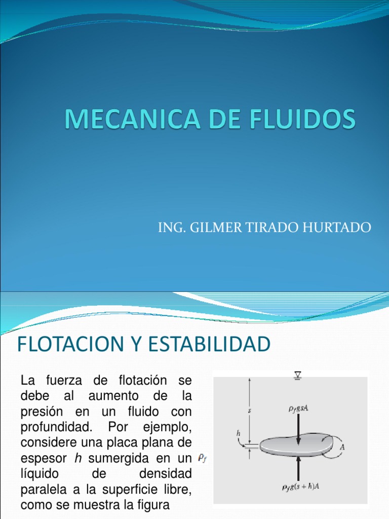 MECANICA-DE-FLUIDOS-Sesion-3 (1) | Densidad | Física y matemáticas