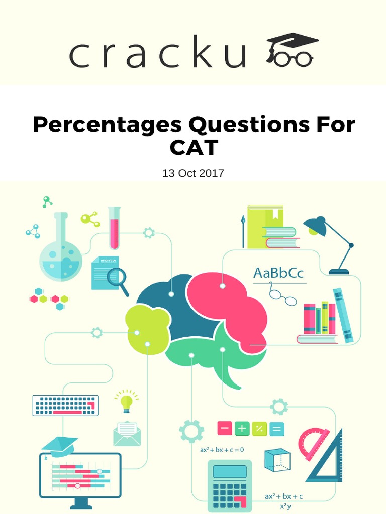 Percentages Questions For CAT | PDF | Percentage | Prices