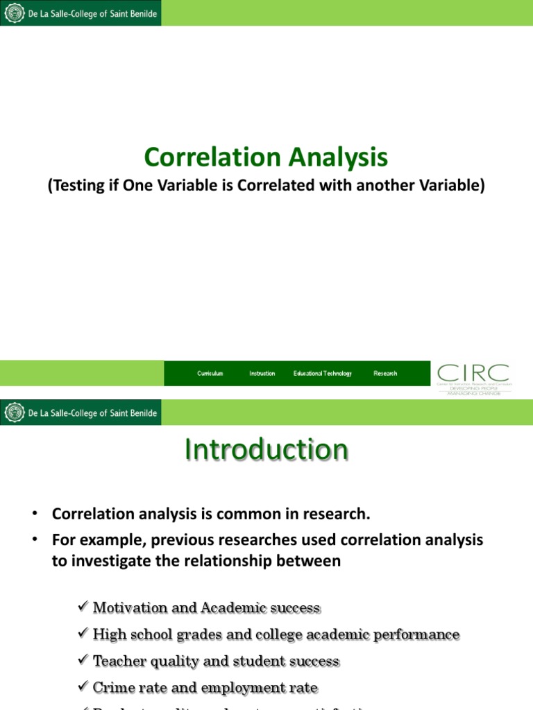 Correlation | PDF | Statistical Significance | Correlation And Dependence