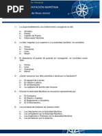 Simulacion de Examen Prefectura Argentina | PDF | Transporte de agua | Buques