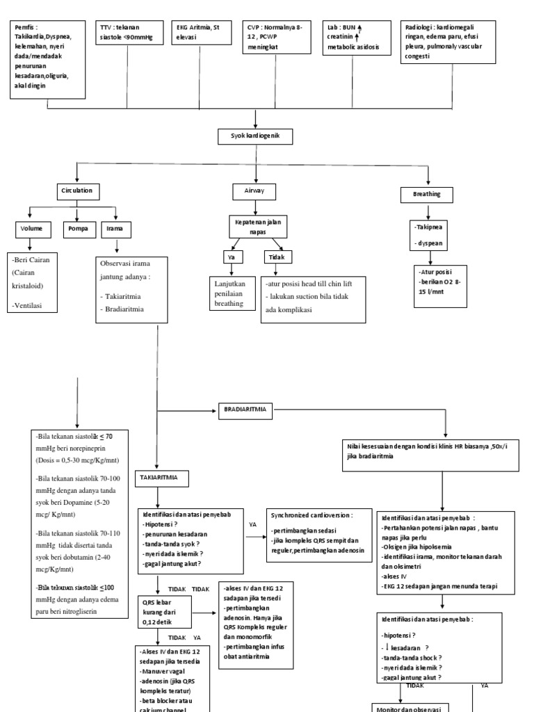 ALGORITMA Syok Kardiogenikk 2 | PDF