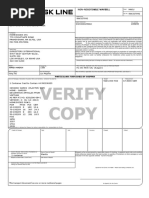 Sea Waybill: Non-Negotiable Sea Waybill For Combined Transport or Port ...