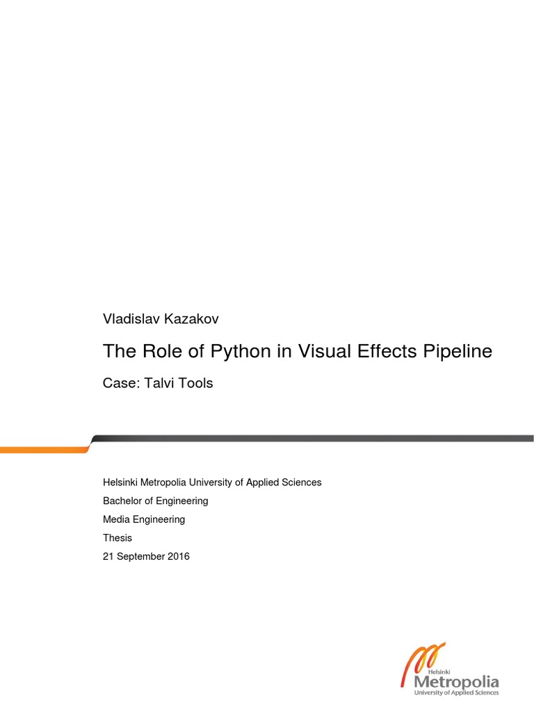Role of Python in VFX | PDF | Scripting Language | Autodesk Maya