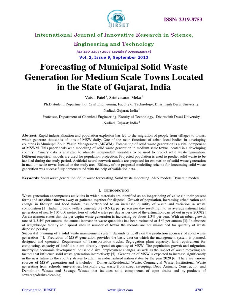 Final PPT 2011 Chapter5 | PDF | Municipal Solid Waste | Waste Management