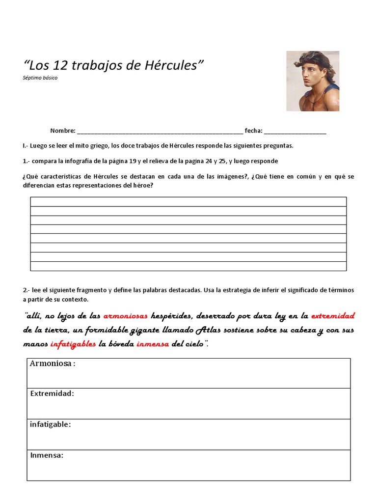 Los Doce Trabajos de Hércules | PDF