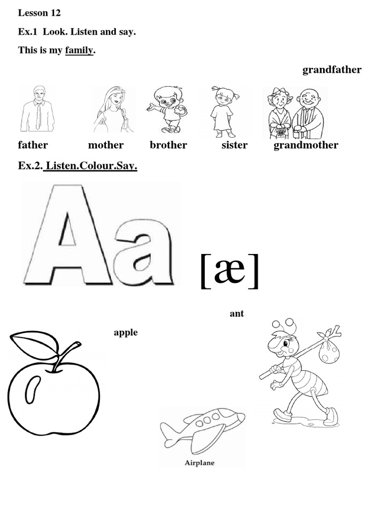 Introducing Family Members and Learning to Identify Common Objects ...