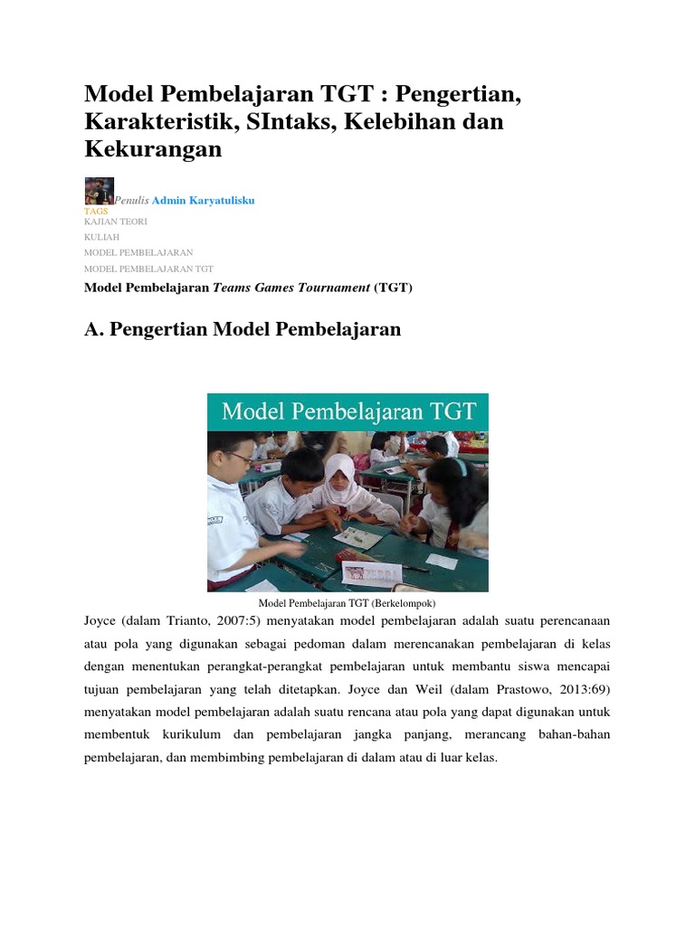 Model TGT 1 | PDF