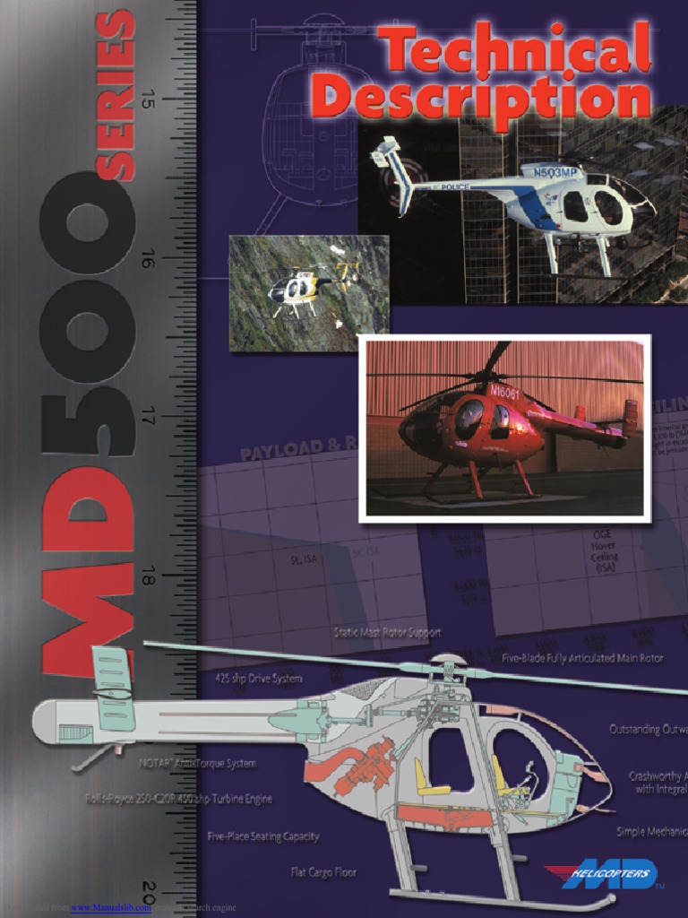 Md500 Series | PDF | Helicopter | Transmission (Mechanics)