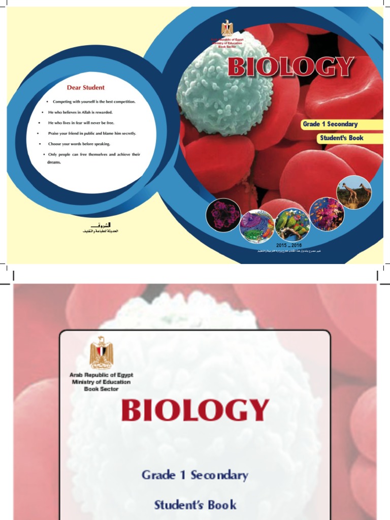 Biology - Grade 1 Secondary - Student's Book | PDF | Carbohydrates ...