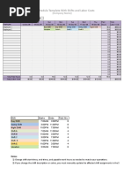 Weekly Shift Schedule Template 2025 | PDF