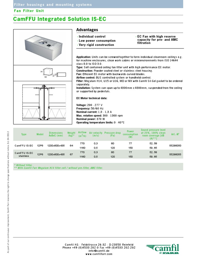 PD CamFFU Integrated Solution is-EC 120427 en | PDF | Electrical ...