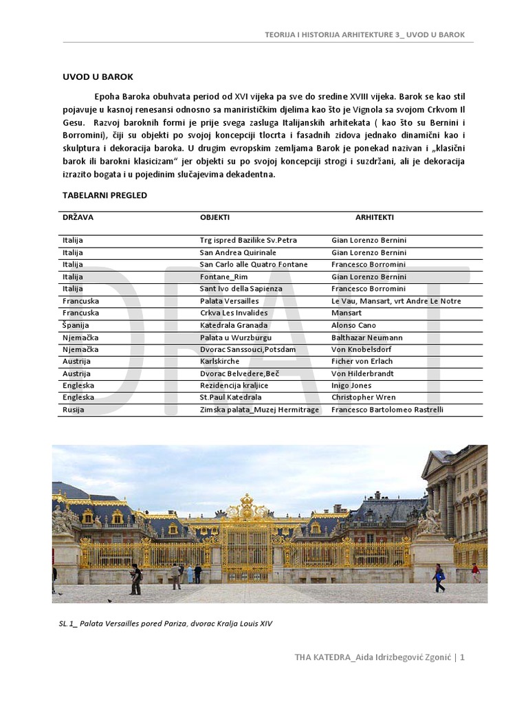 Uvod U Barok - Text | PDF