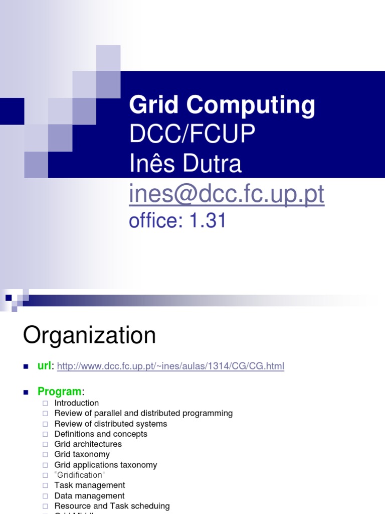 Grid Computing Course Overview | PDF | Grid Computing | Computing
