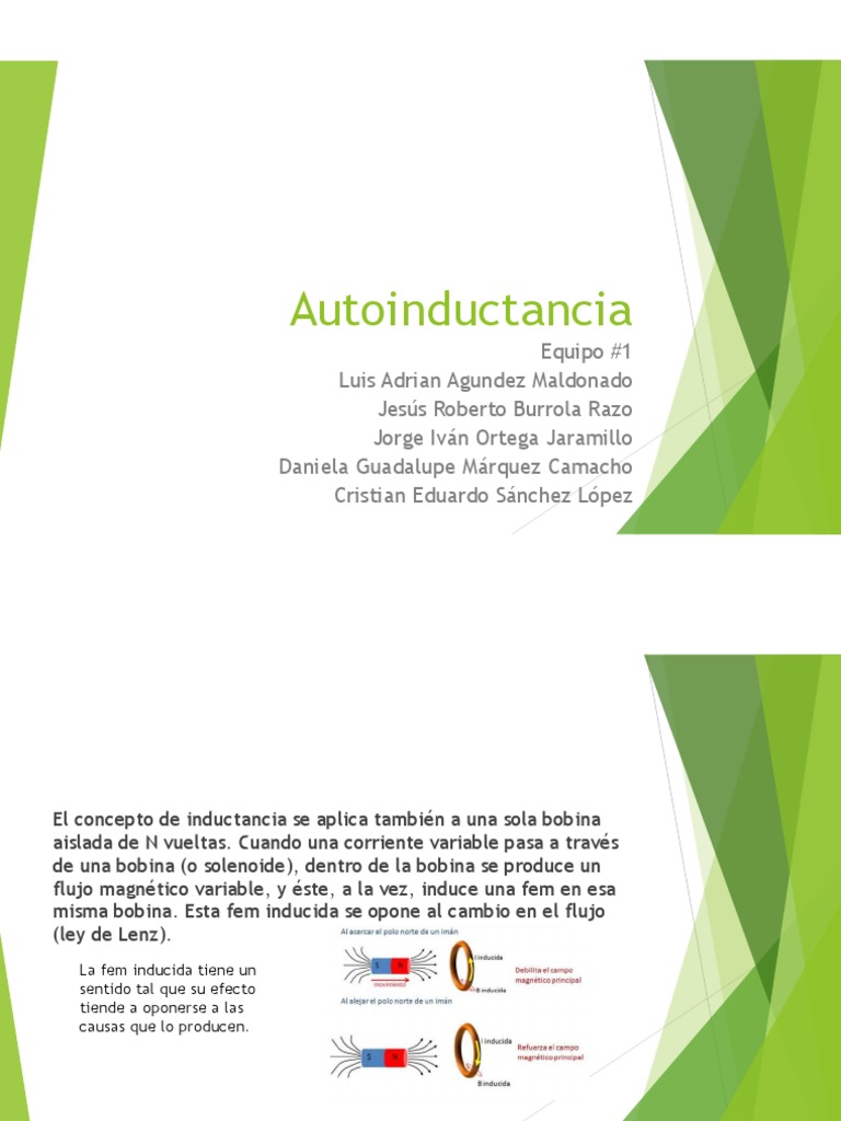 Autoinductancia en Bobinas y Solenoides | PDF | Inductancia | Inductor