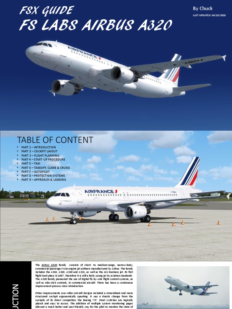Fsx Fslabs a320 Guide | Cockpit | Spaceflight Technologies