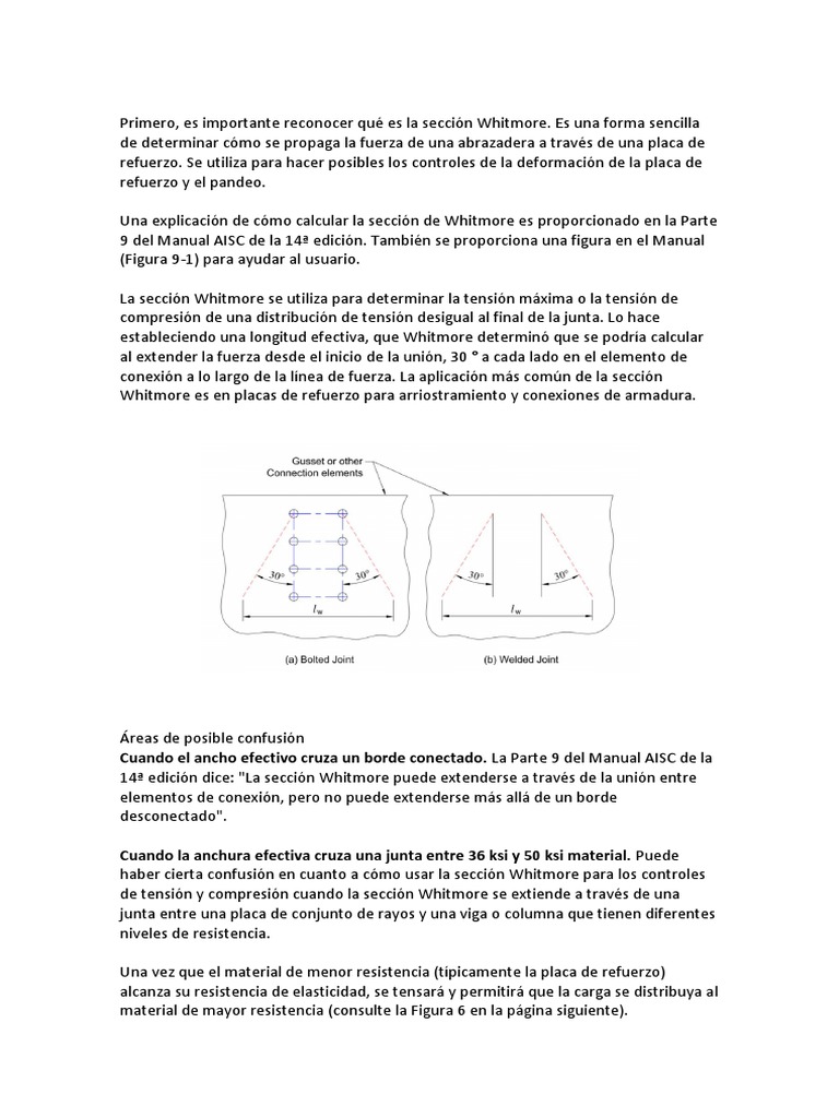 Whitmore Section | PDF | Resistencia Eléctrica y Conductancia | Pandeo