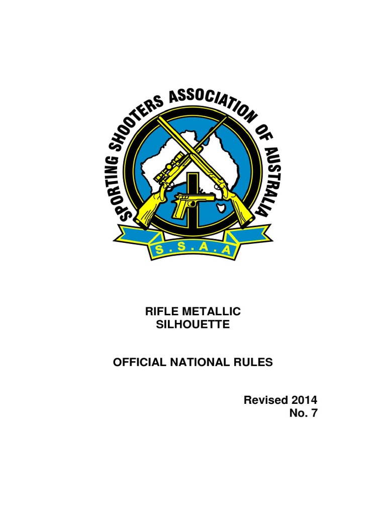 Metallic Silhouette Rifle Rules 2014 | PDF | Magazine (Firearms ...
