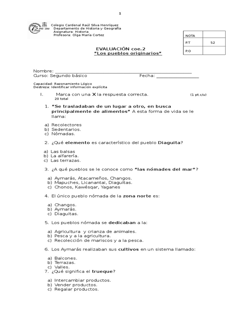 Coe2 Pueblos Originarios | PDF | Nómada | Pueblos Indígenas de las Américas