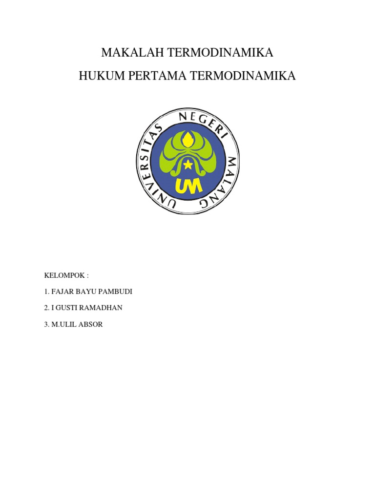 Hukum Termodinamika 1 | PDF