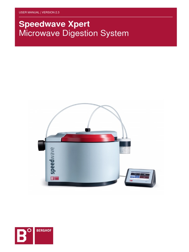 User Manual Speedwave Xpert | PDF | Power Supply | Mains Electricity