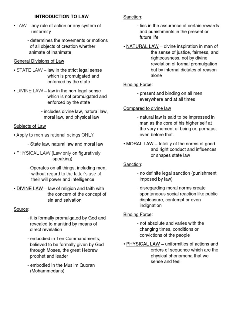 Introduction To Law | PDF | Precedent | Supreme Courts