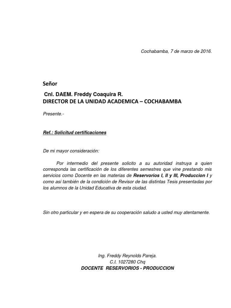 Carta 7 Mar 2016 Emi | PDF