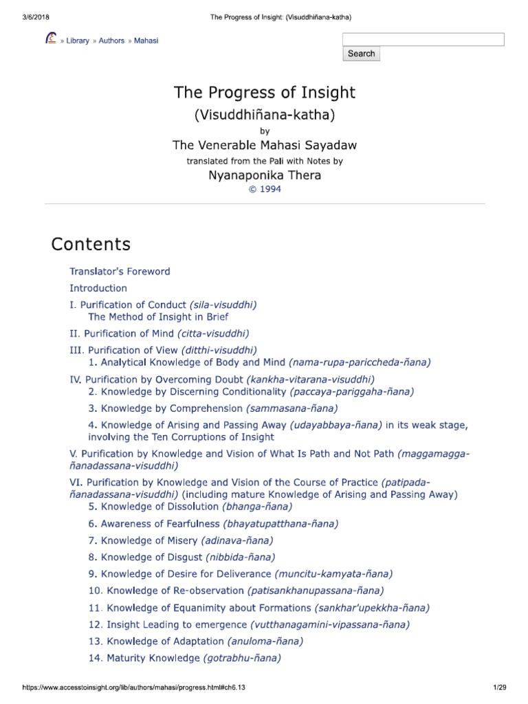 The Progress of Insight | PDF