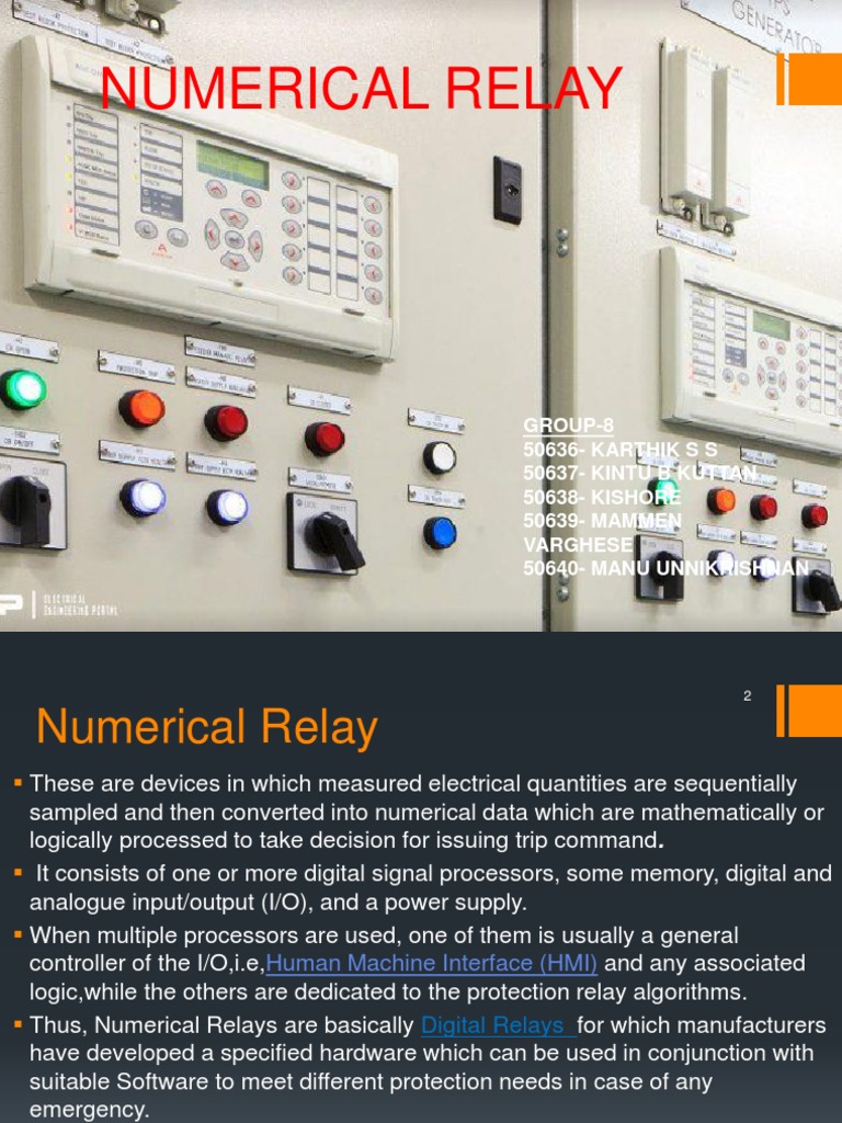 Numerical Relay | Download Free PDF | Relay | Analog To Digital Converter