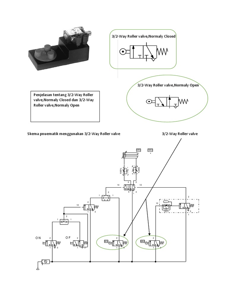 3/2-Way Roller Valve Explained | PDF
